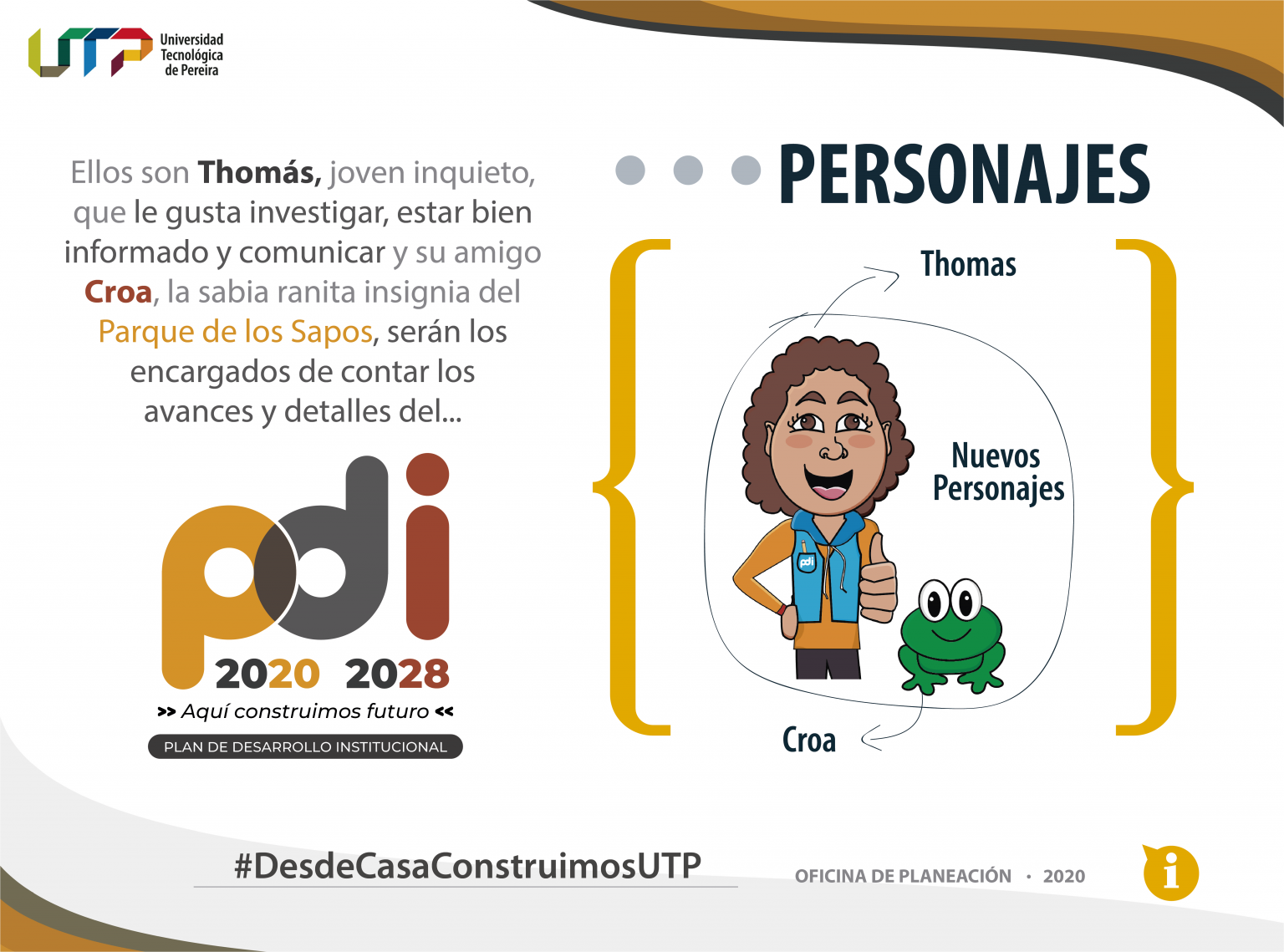 CONOCE EL PDI - Plan de Desarrollo Institucional 2020 – 2028